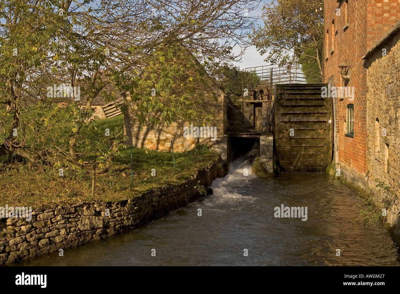 The Mill Lower Slaughter Gloucestershire England Stock Photo - Alamy