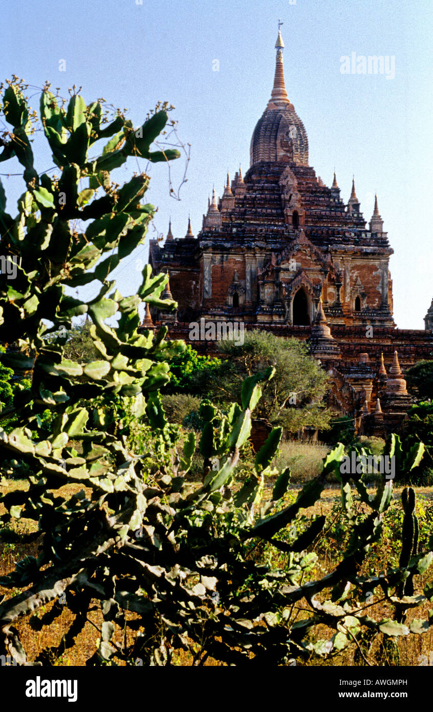 Ruined pagoda in the ancient city of Pagan home to over 2000 ruins ...