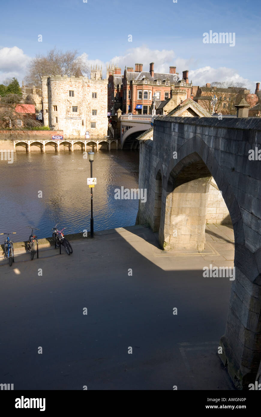 Bridge in York city center Stock Photo - Alamy