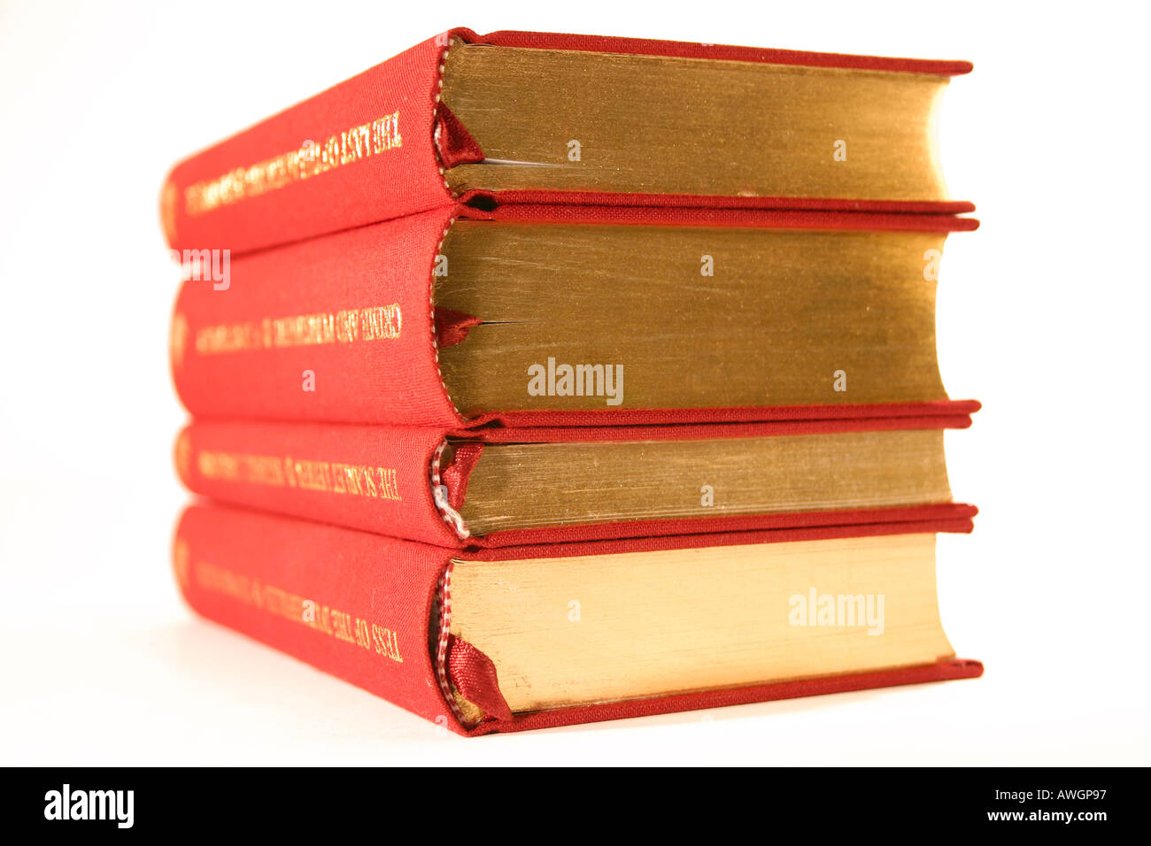Four old books Stock Photo - Alamy