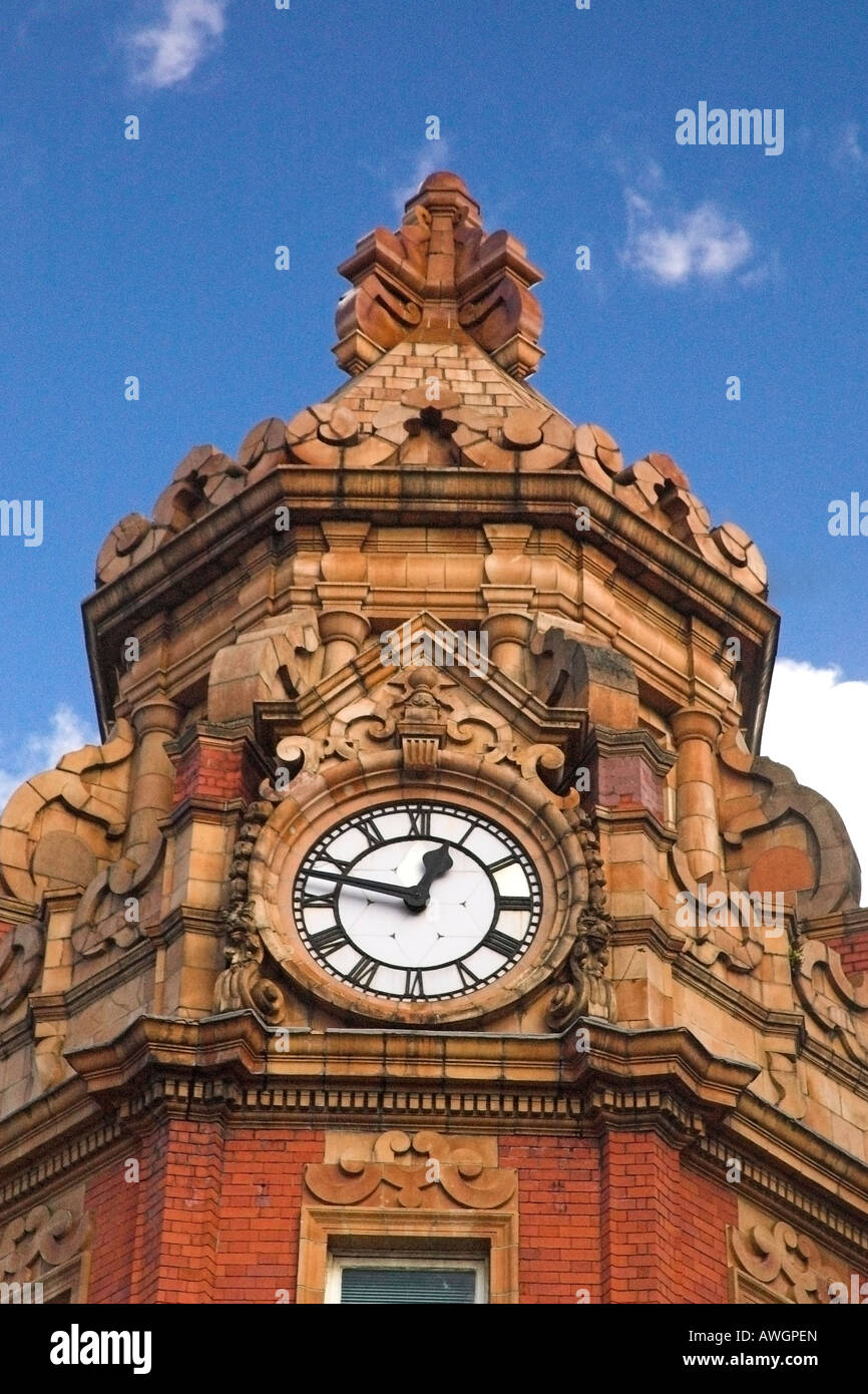 clock in Leeds City Centre: 2005 Stock Photo - Alamy
