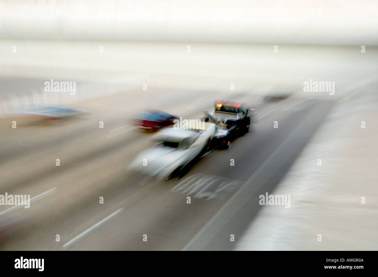 Cars driving under bridge in hi-res stock photography and images - Alamy