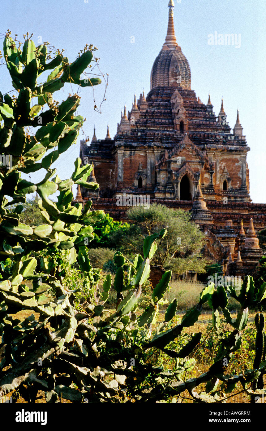 Ruined pagoda in the ancient city of Pagan home to over 2000 ruins ...
