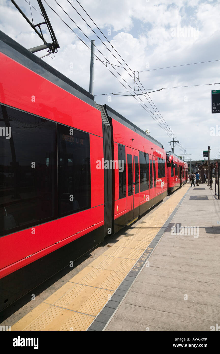 MTS Trolley San Diego, California, USA Stock Photo - Alamy