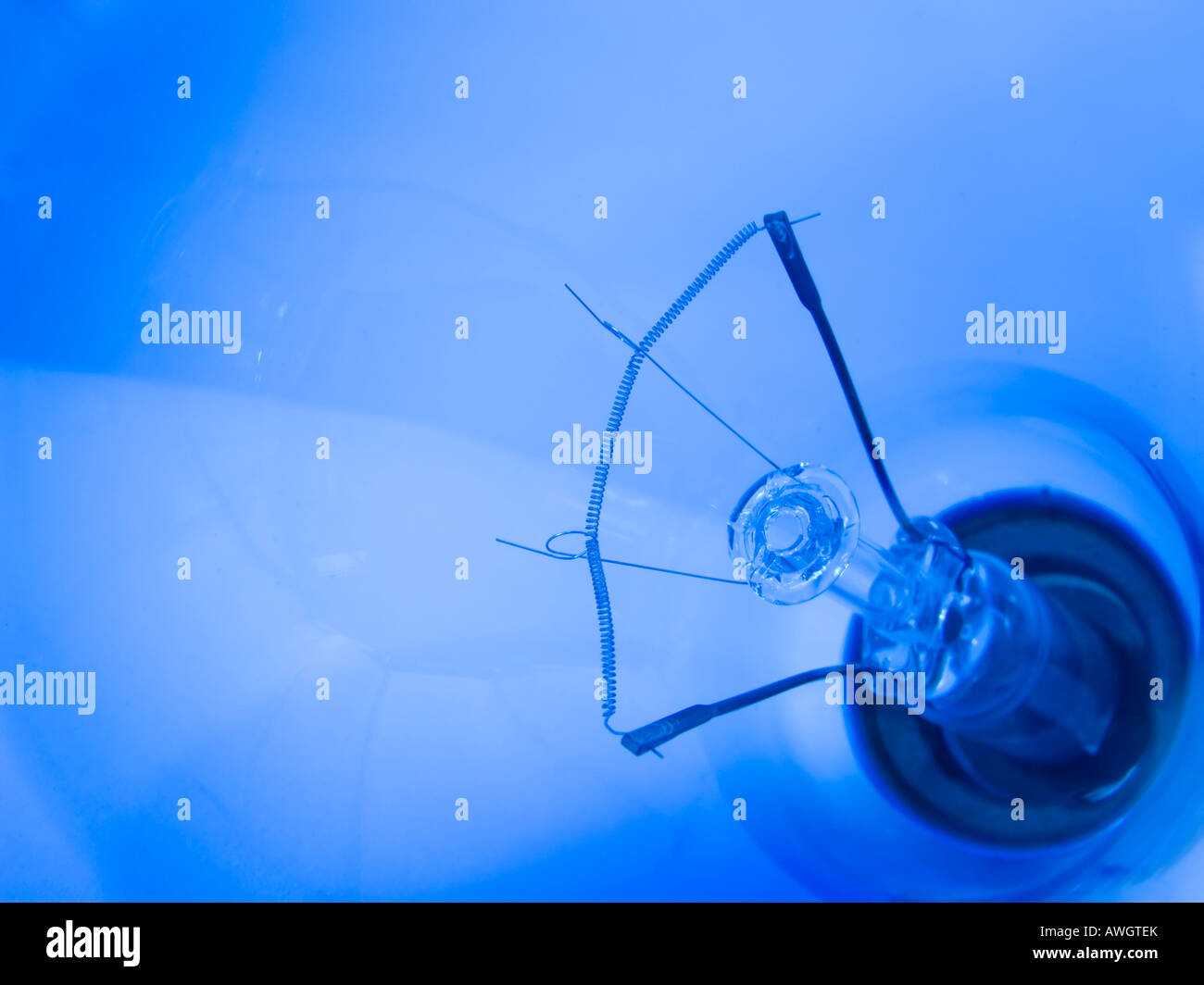 Close up of the filaments of daylight light bulb Stock Photo - Alamy