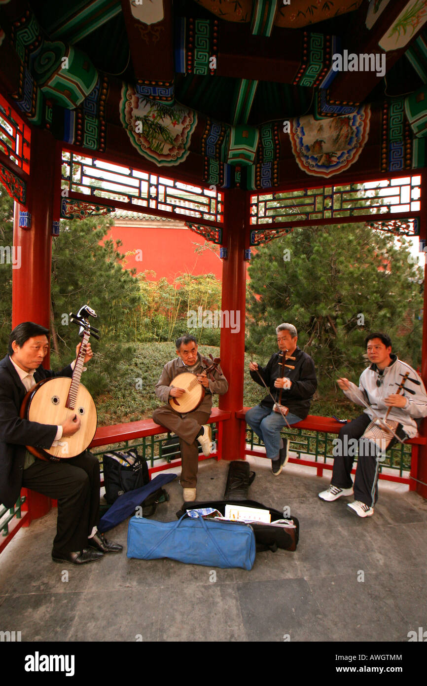 Chinese Music Ensemble Stock Photo - Alamy