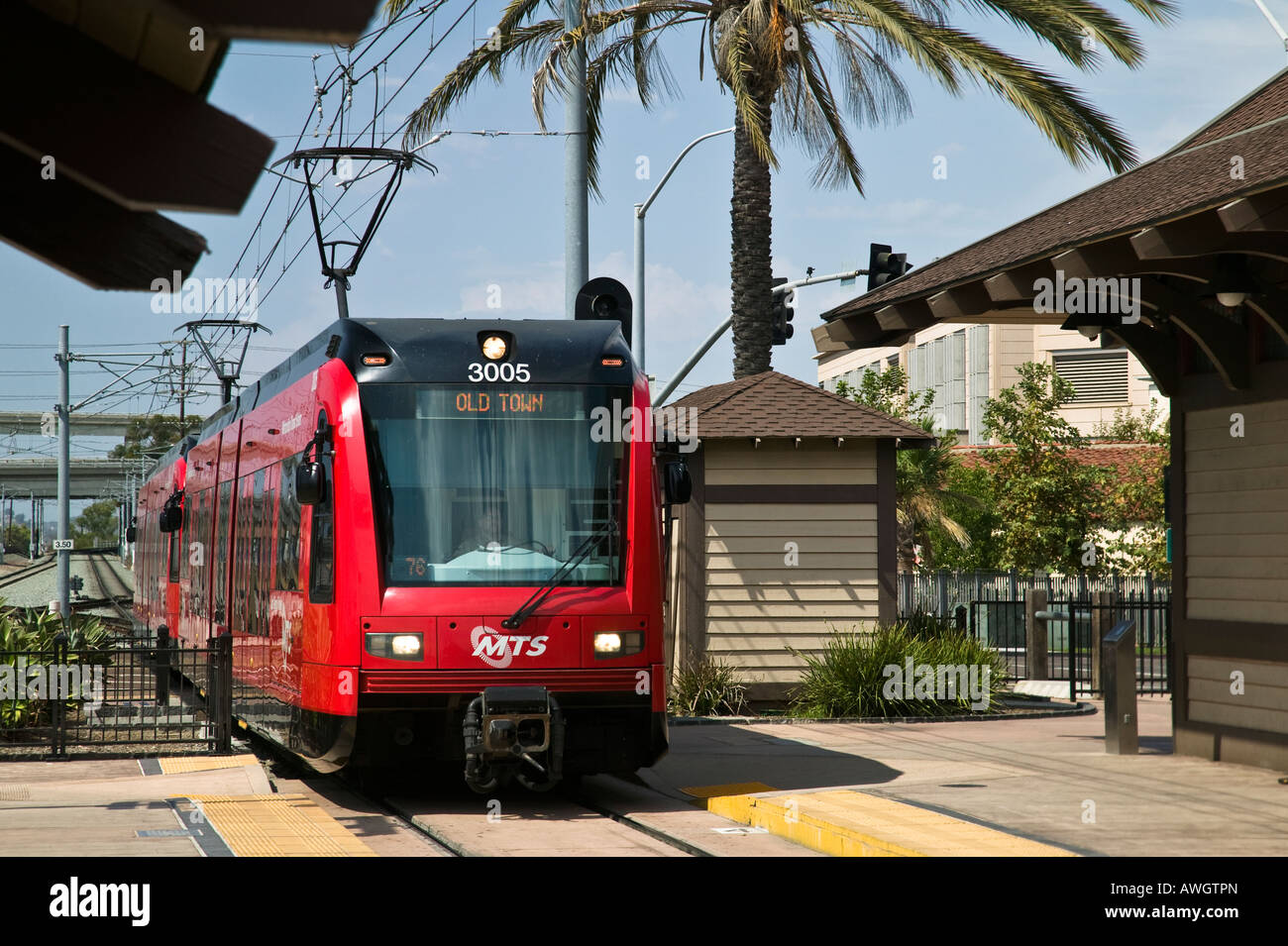 MTS Trolley San Diego, California, USA Stock Photo - Alamy