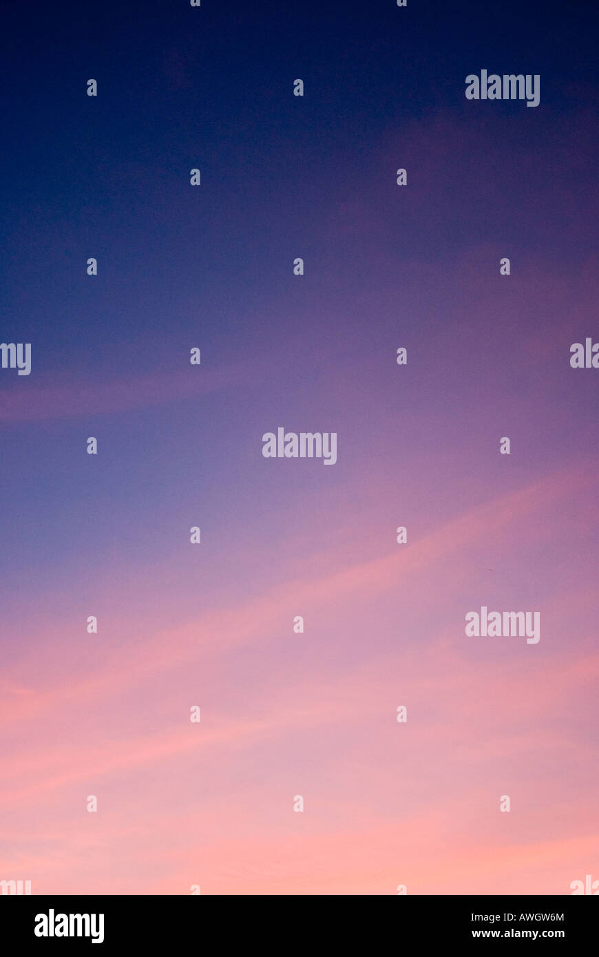 An empty colorful sunset sky Ventura California USA Stock Photo - Alamy