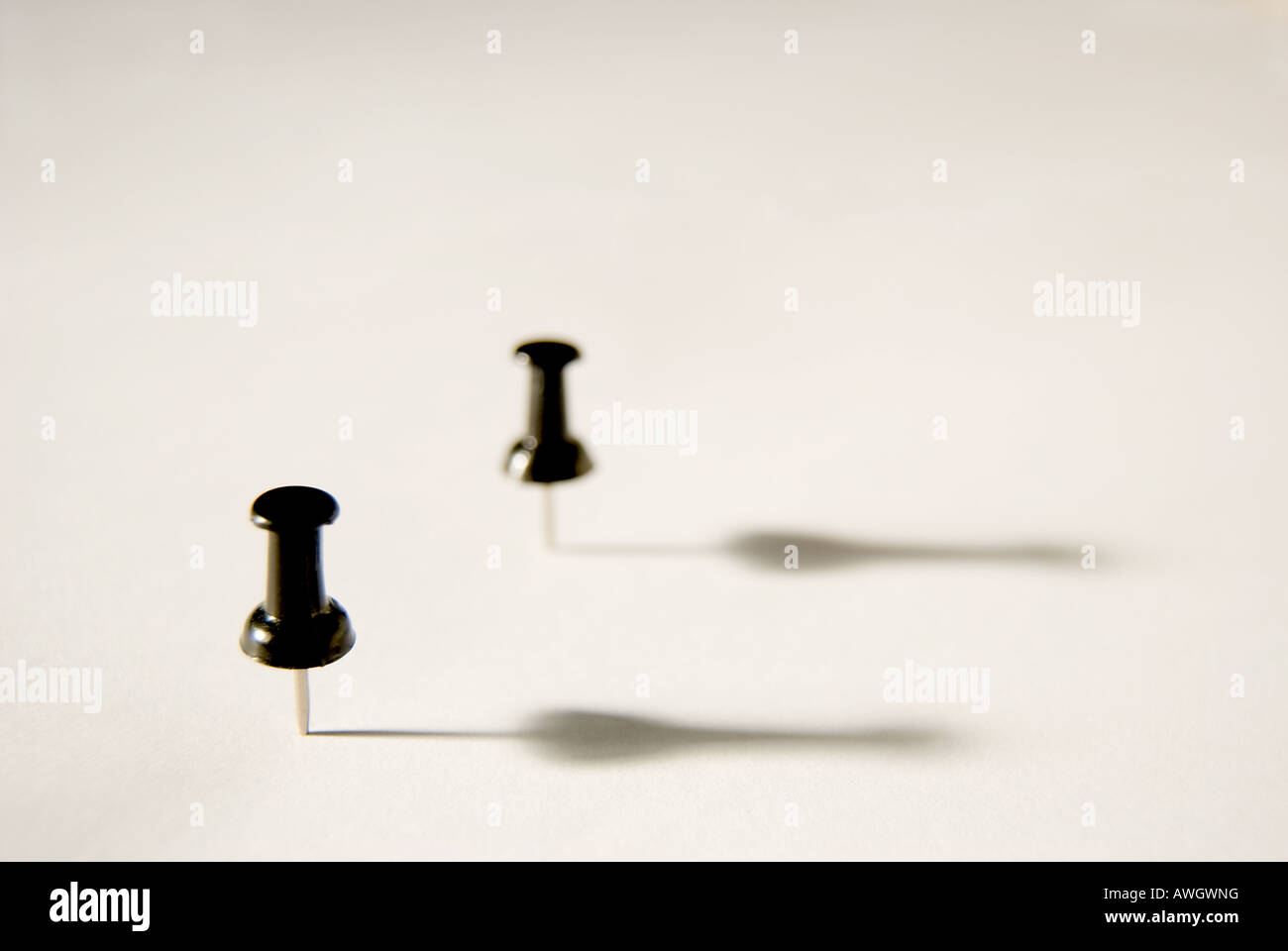 Conceptual image of pins Stock Photo - Alamy