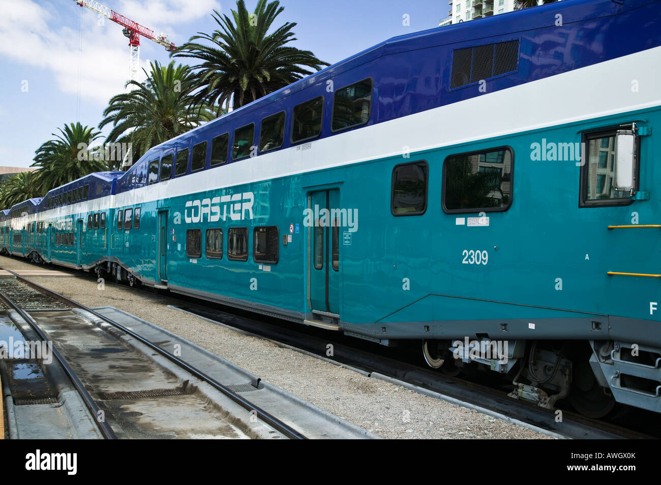 Coaster train santa fe train hi-res stock photography and images - Alamy