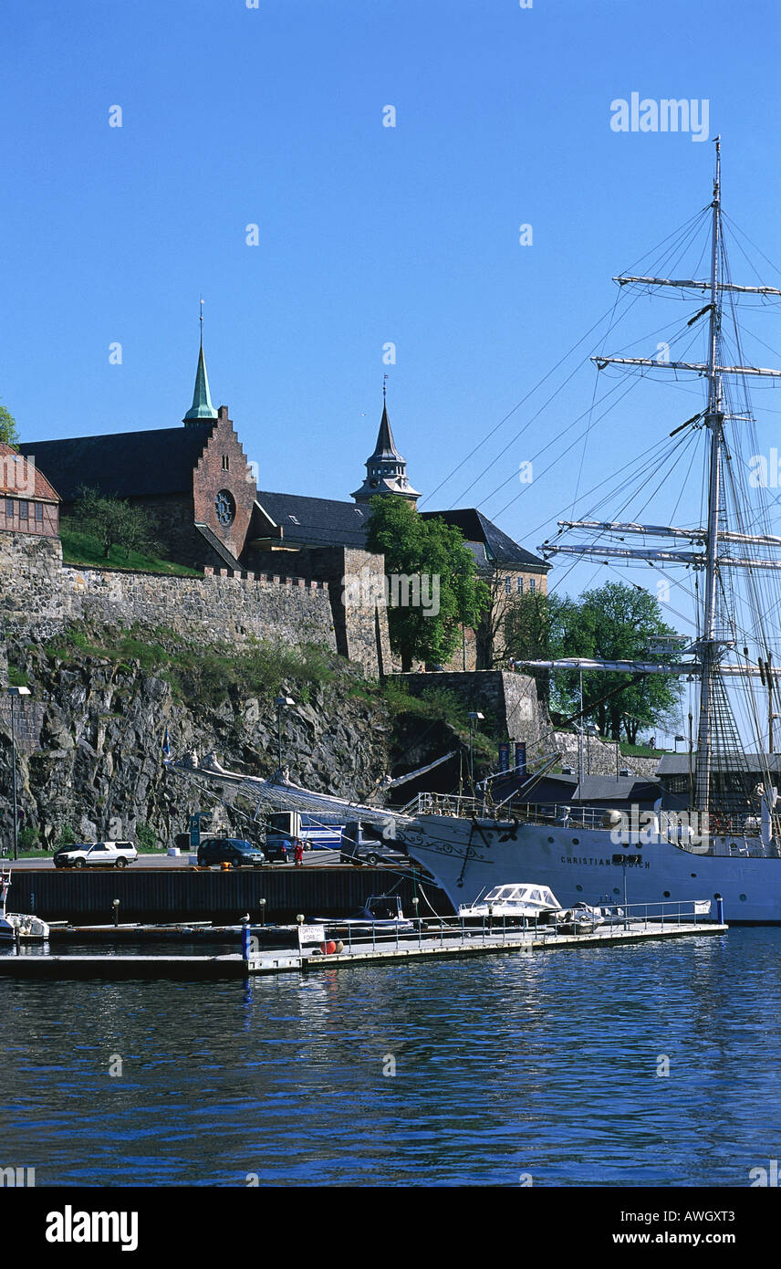 Solid exterior wallsnorways best preserved fortress castle complex hi ...