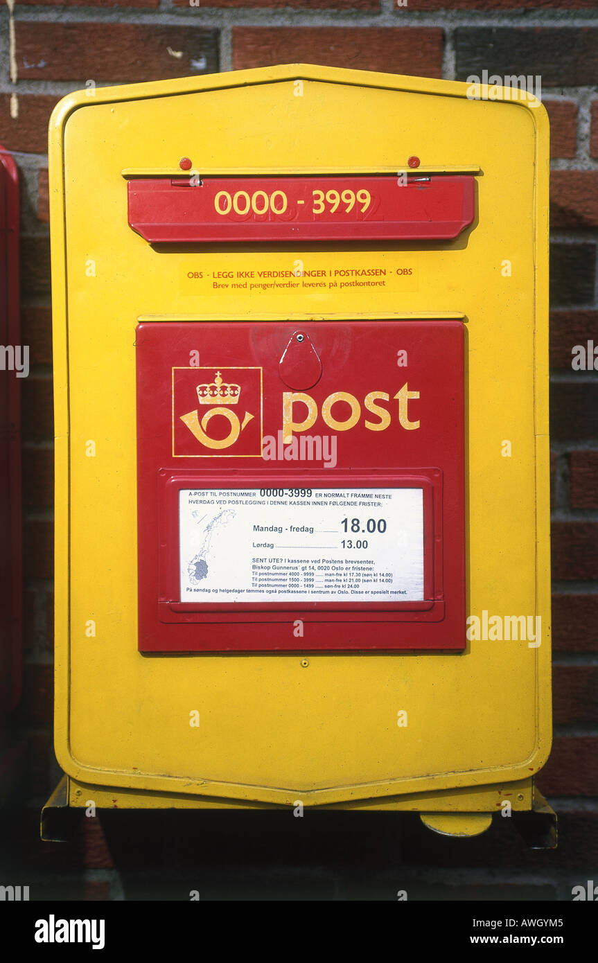 Norwegian postal service hi-res stock photography and images - Alamy