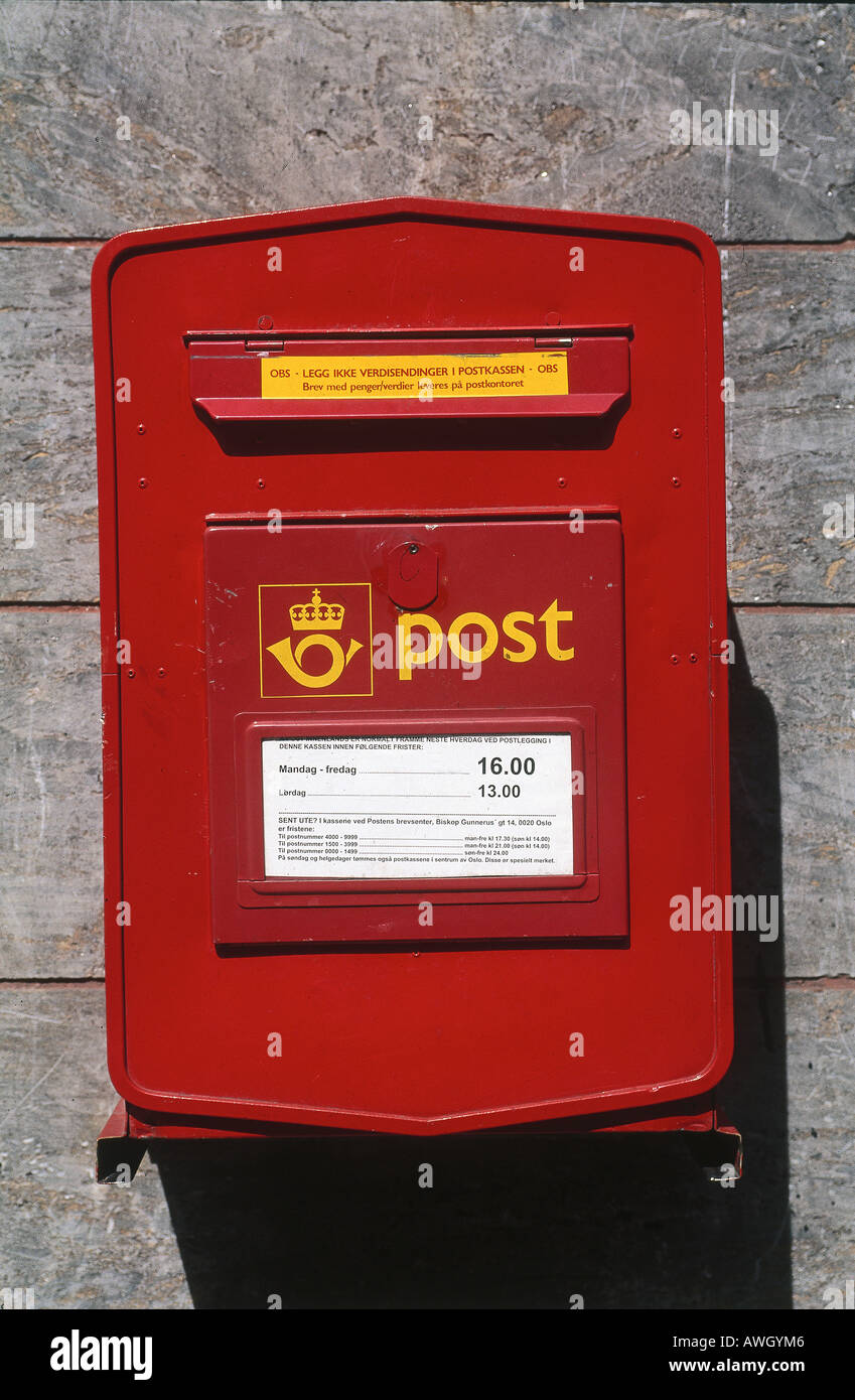 Norwegian postal service hi-res stock photography and images - Alamy