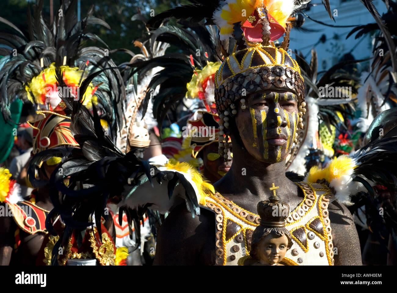 philippines panay iloilo dinagyang festival Stock Photo - Alamy