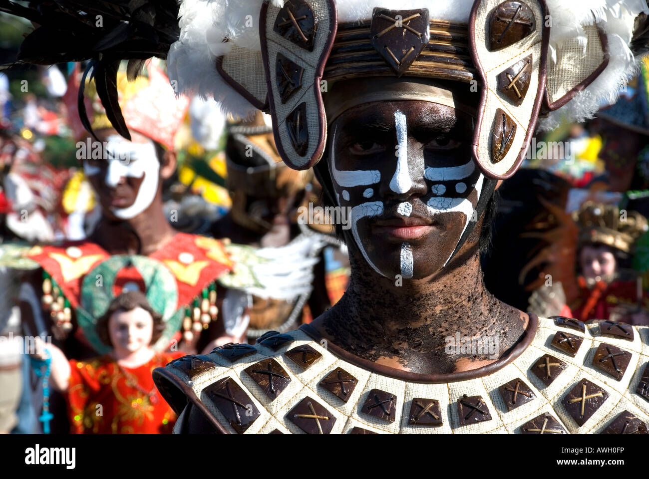 philippines panay iloilo dinagyang festival Stock Photo - Alamy