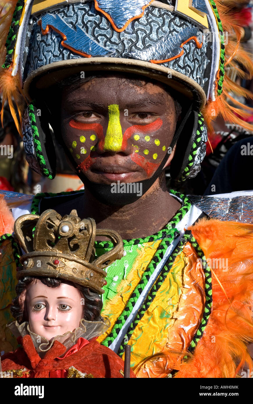 philippines panay iloilo dinagyang festival Stock Photo - Alamy