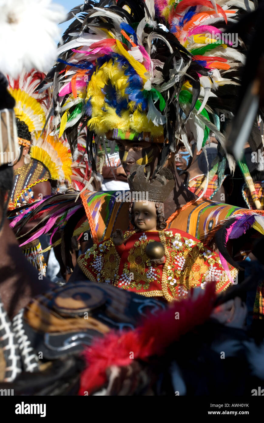 philippines panay iloilo dinagyang festival Stock Photo - Alamy