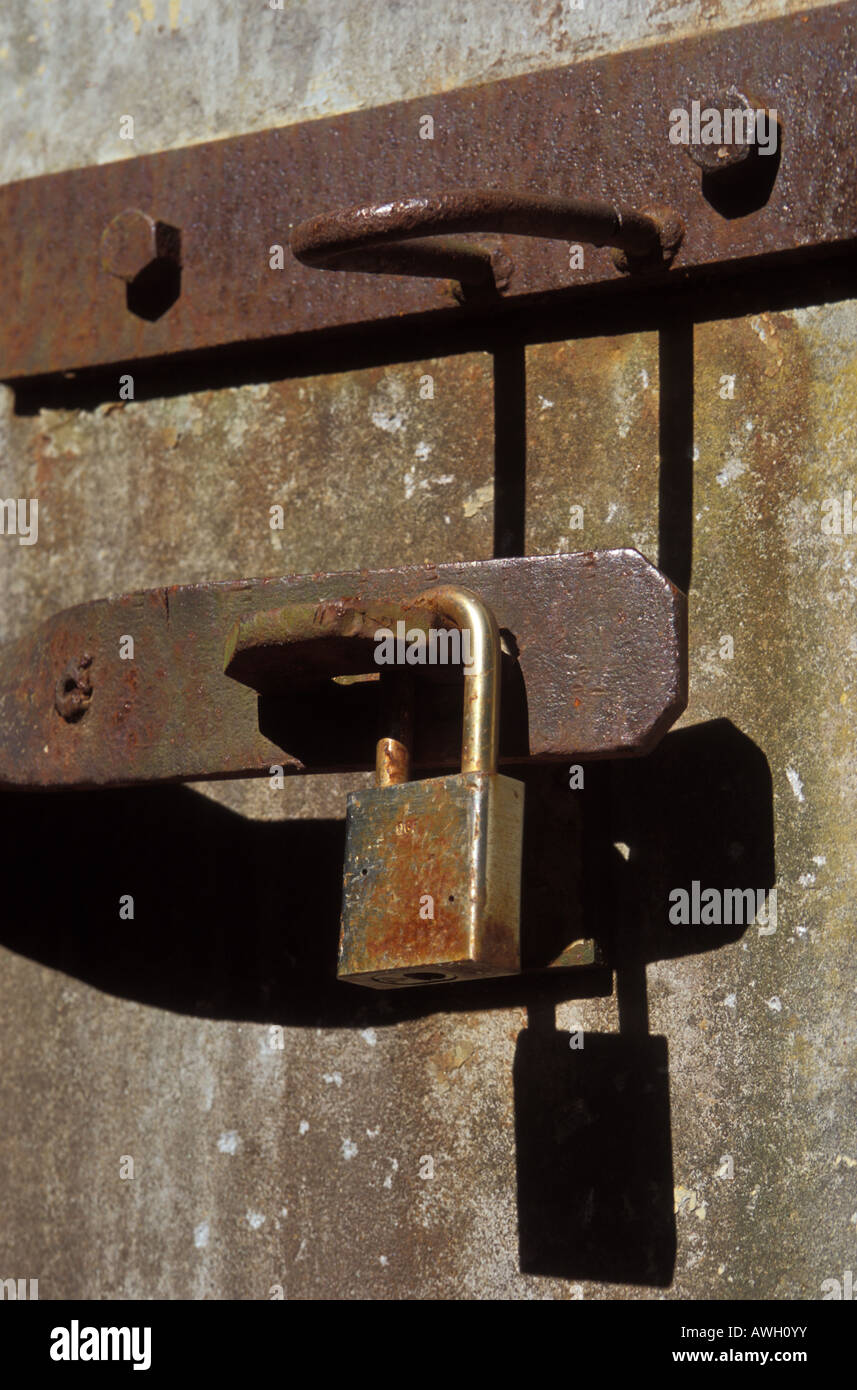 storage area padlock Stock Photo - Alamy