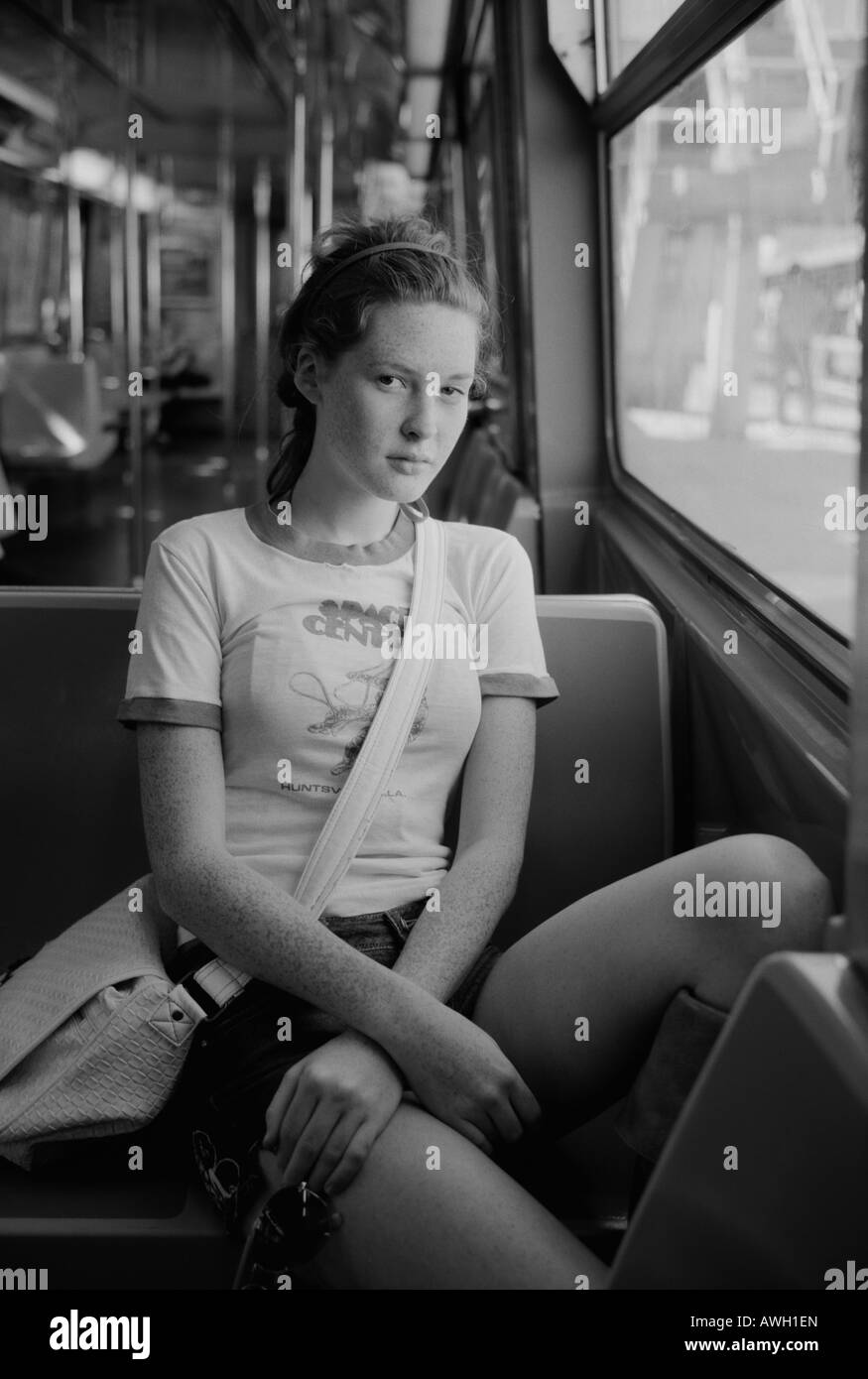 Teen subway Black and White Stock Photos & Images - Alamy