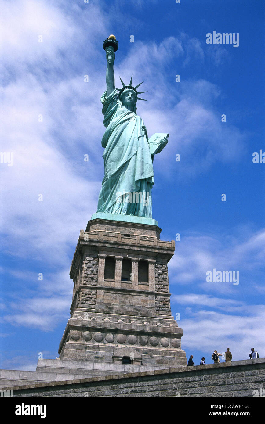 USA, New York, Statue of Liberty, designed by French sculptor Frédéric ...