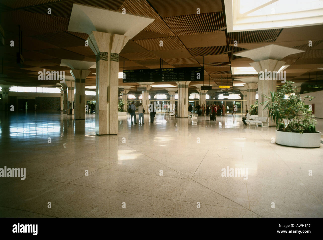 Morocco, Agadir, Al Massira Airport (AGA/GMAD), interior Stock Photo ...