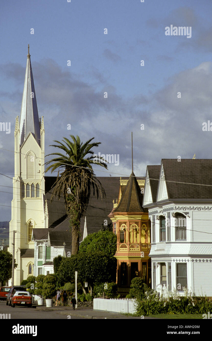 Victorian village of Ferndale Northern California Stock Photo - Alamy