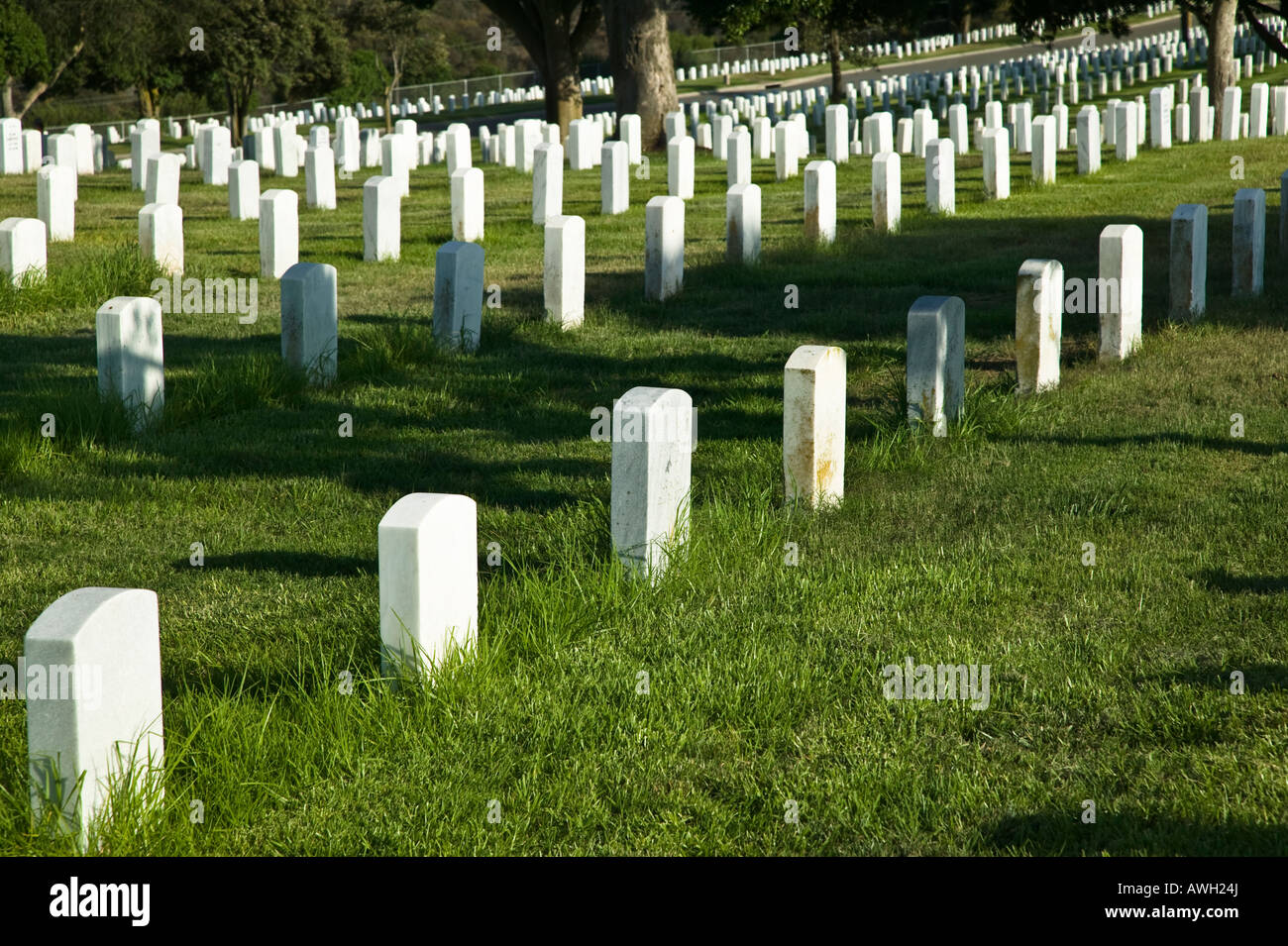 Point Loma Fort Rosecrans National Cemetery San Diego, California, USA ...