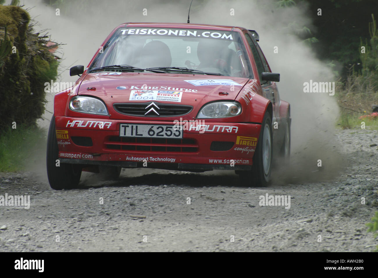 Citreon Saxo Rally Car Stock Photo - Alamy