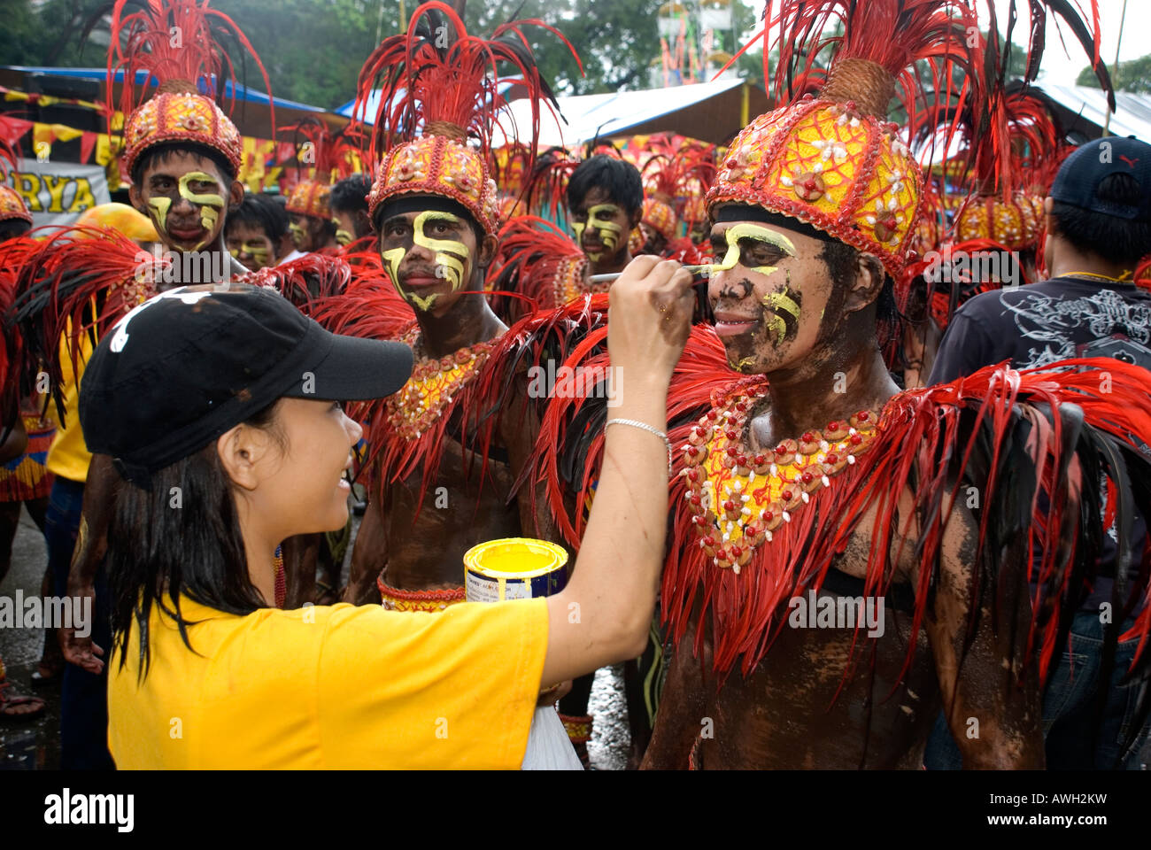 philippines panay iloilo dinagyang festival Stock Photo - Alamy