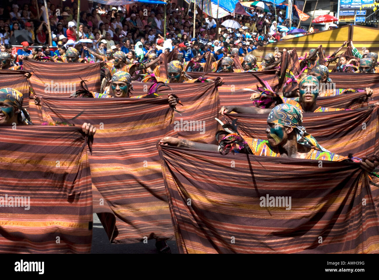 philippines panay iloilo dinagyang festival Stock Photo - Alamy