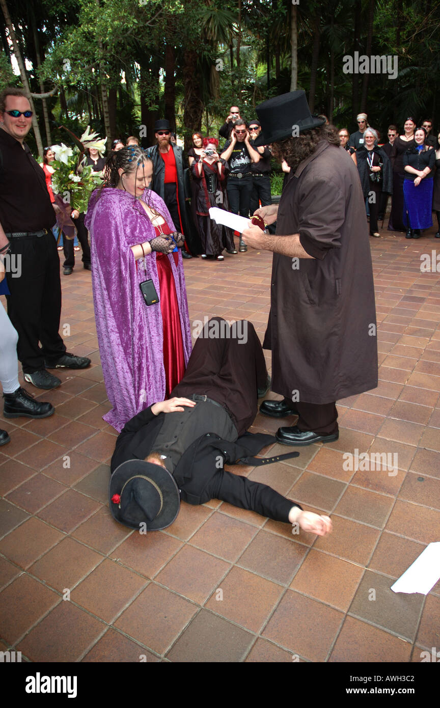 Fallen pope goth discordian wedding hi-res stock photography and images ...