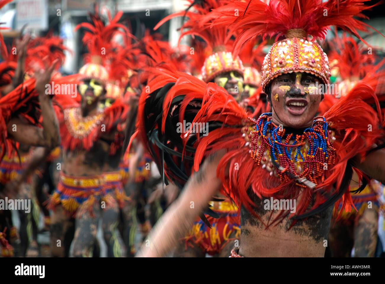 philippines panay iloilo dinagyang festival Stock Photo - Alamy