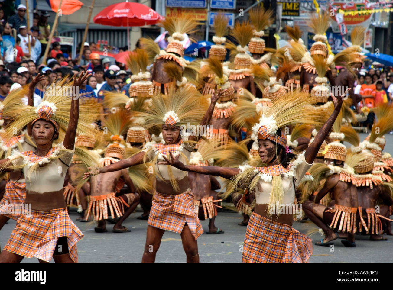 philippines panay iloilo dinagyang festival Stock Photo - Alamy