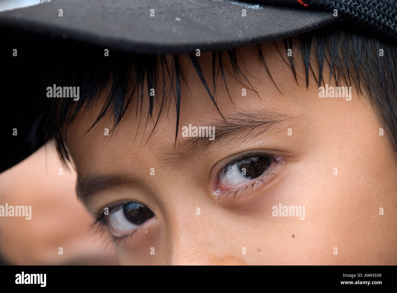 philippines panay iloilo boy s eyes Stock Photo - Alamy