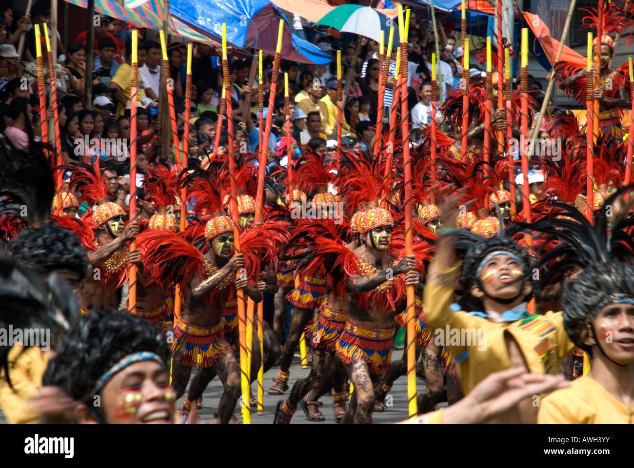 philippines panay iloilo dinagyang festival Stock Photo - Alamy