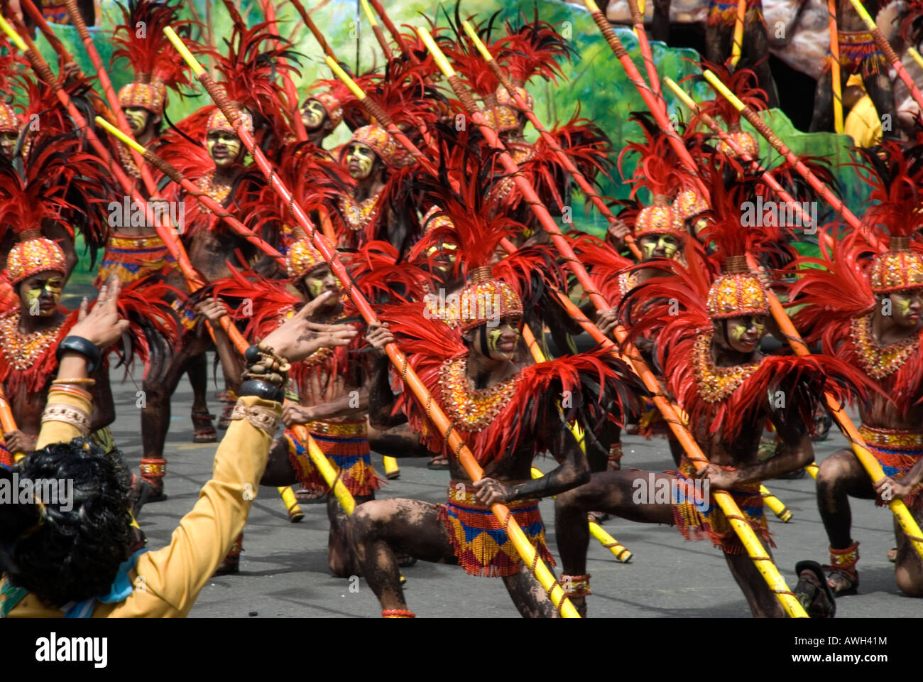 philippines panay iloilo dinagyang festival Stock Photo - Alamy