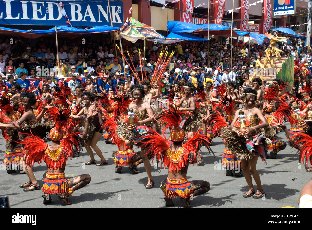 philippines panay iloilo dinagyang festival Stock Photo - Alamy