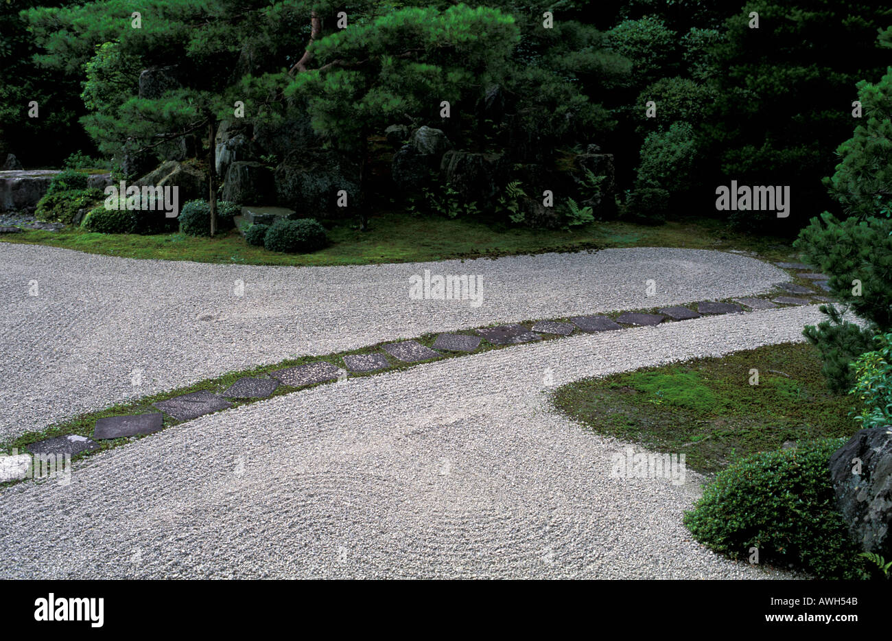 Zen garden of the Konchi in Temple Kyoto Japan Stock Photo - Alamy