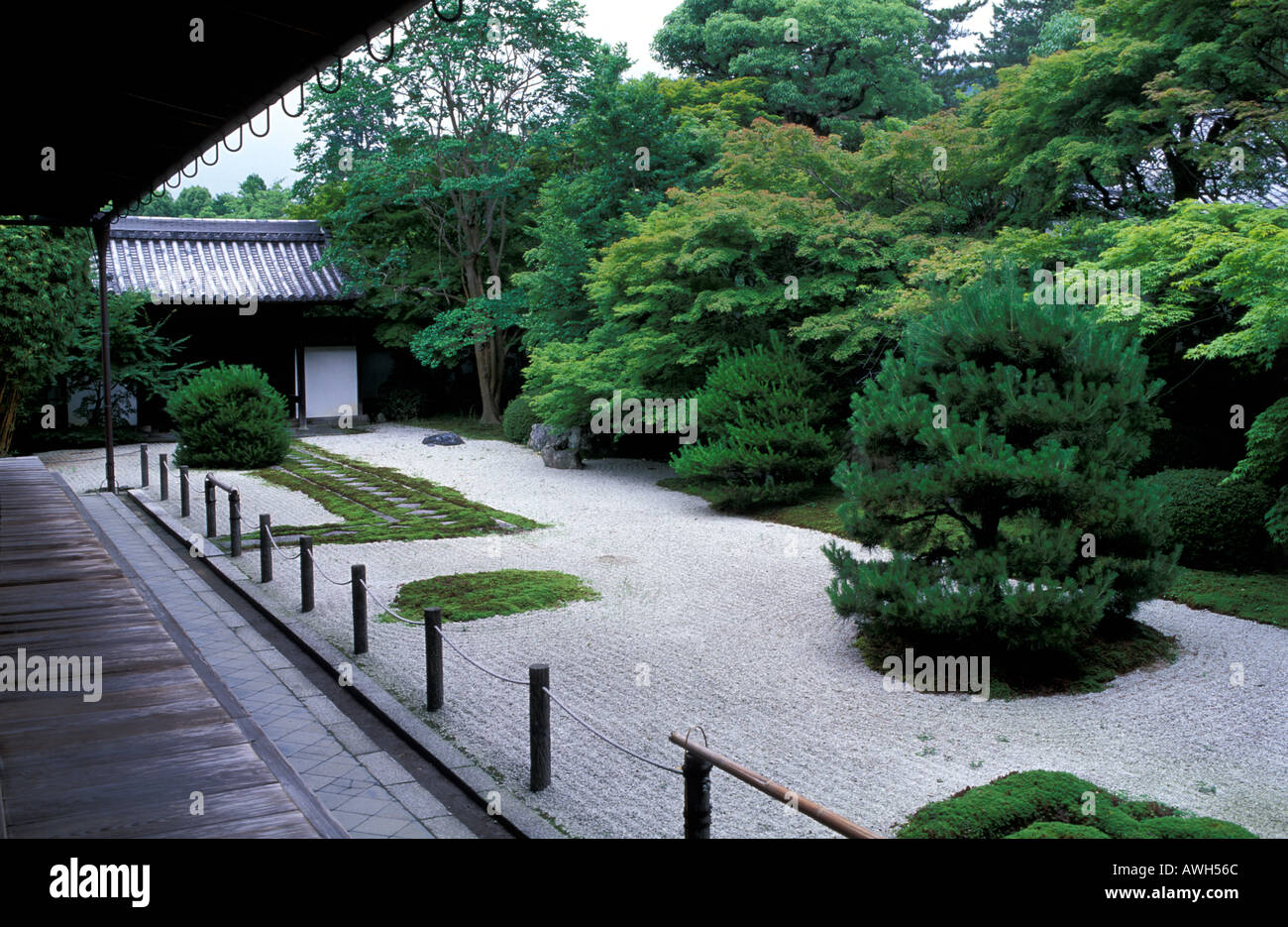 Tenju an Temple with neighboring Zen garden Kyoto Japan Stock Photo - Alamy