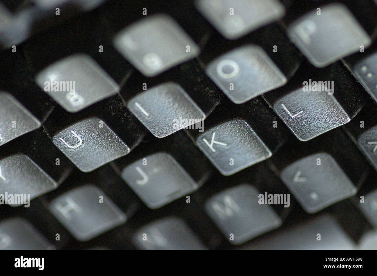Black keys on computer keyboard dsc 7501 Stock Photo - Alamy