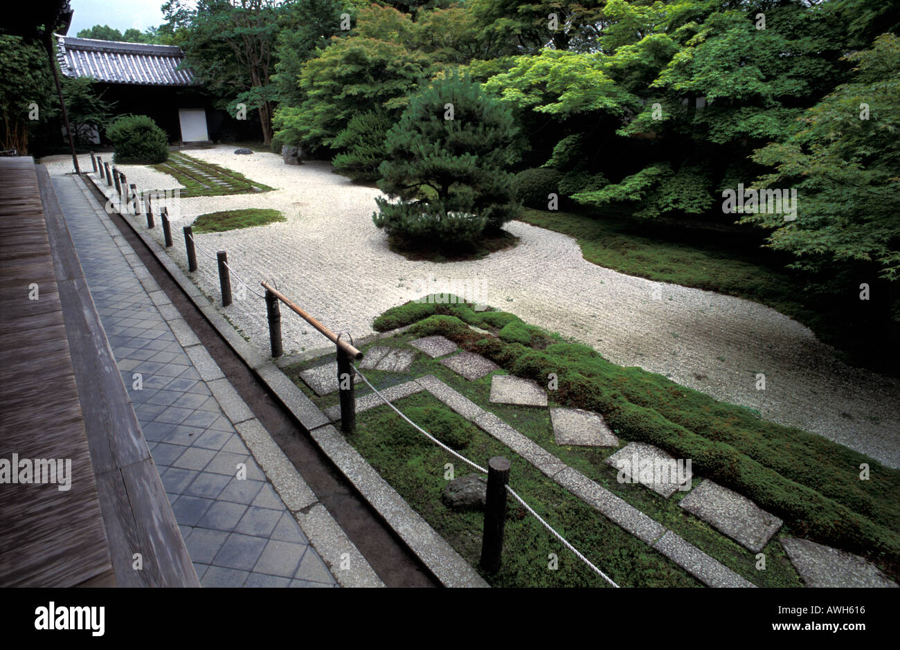 Tenju an Temple and Zen garden Kyoto Japan Stock Photo - Alamy