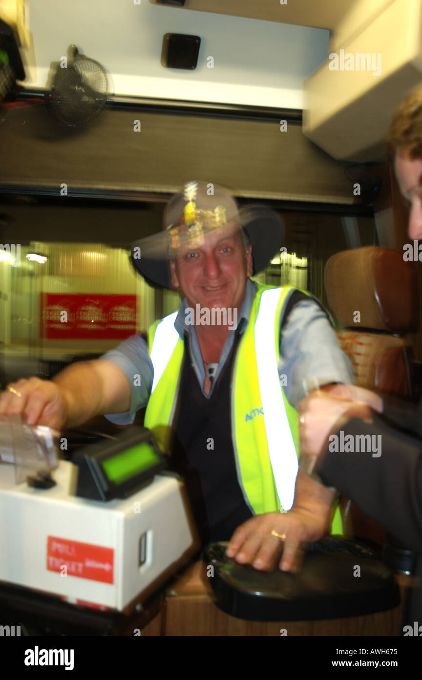 Bus driver on night route hi-res stock photography and images - Alamy