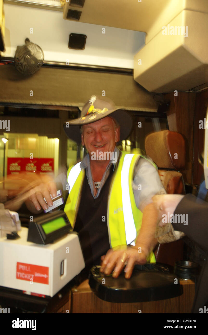 Bus driver on night route hi-res stock photography and images - Alamy