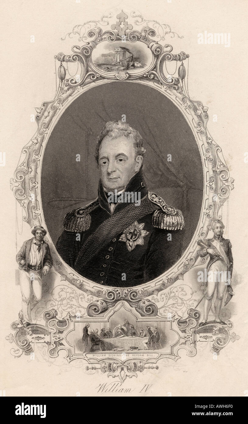 William IV, 1765 - 1837. King of Great Britain and Ireland and King of ...