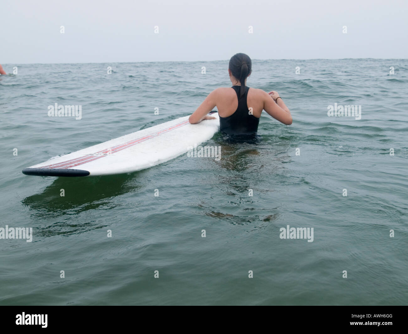 Teenage girls surf in Narragansett Rhode Island Stock Photo - Alamy