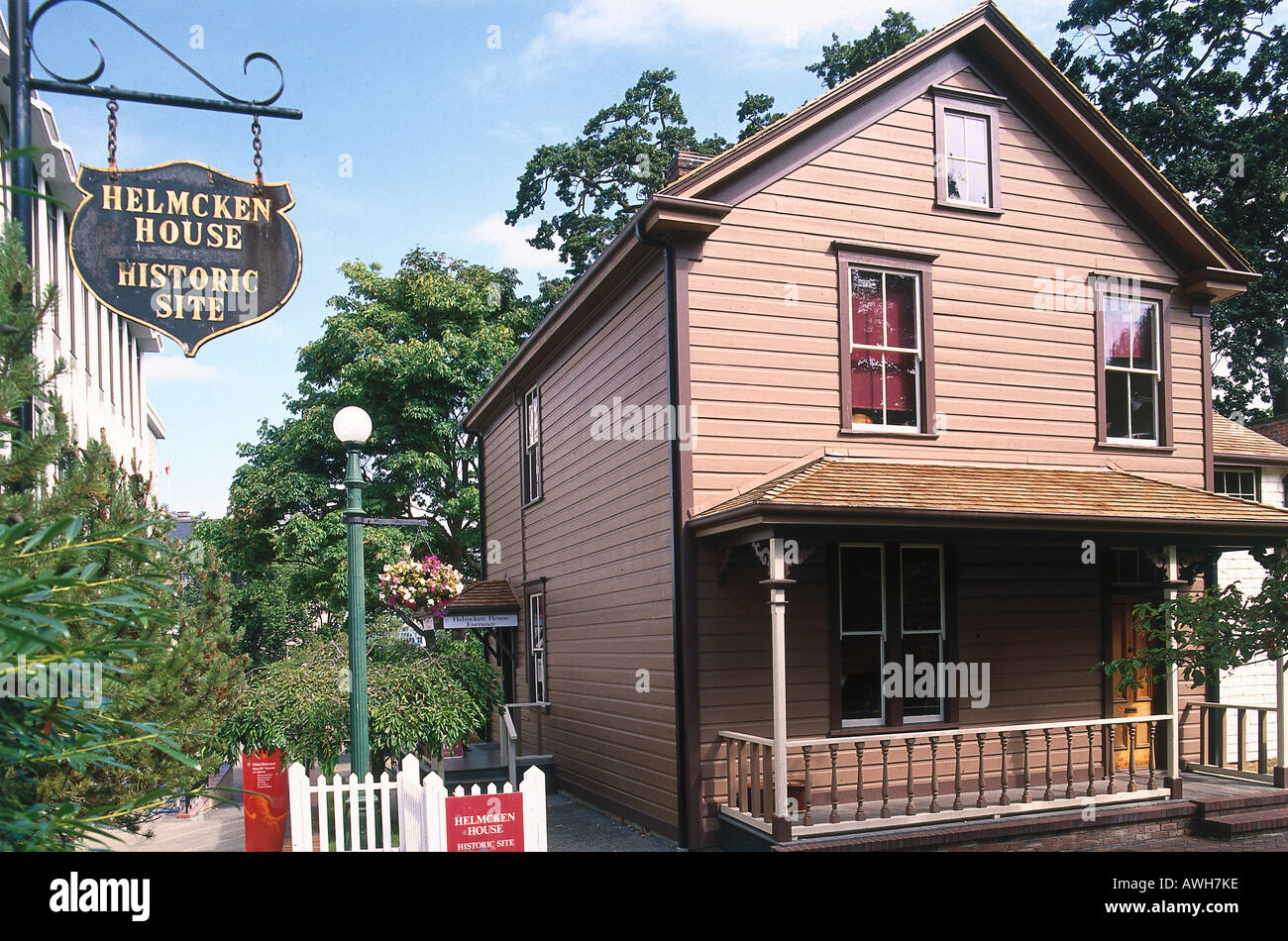 Victoria canada helmcken house hi-res stock photography and images - Alamy