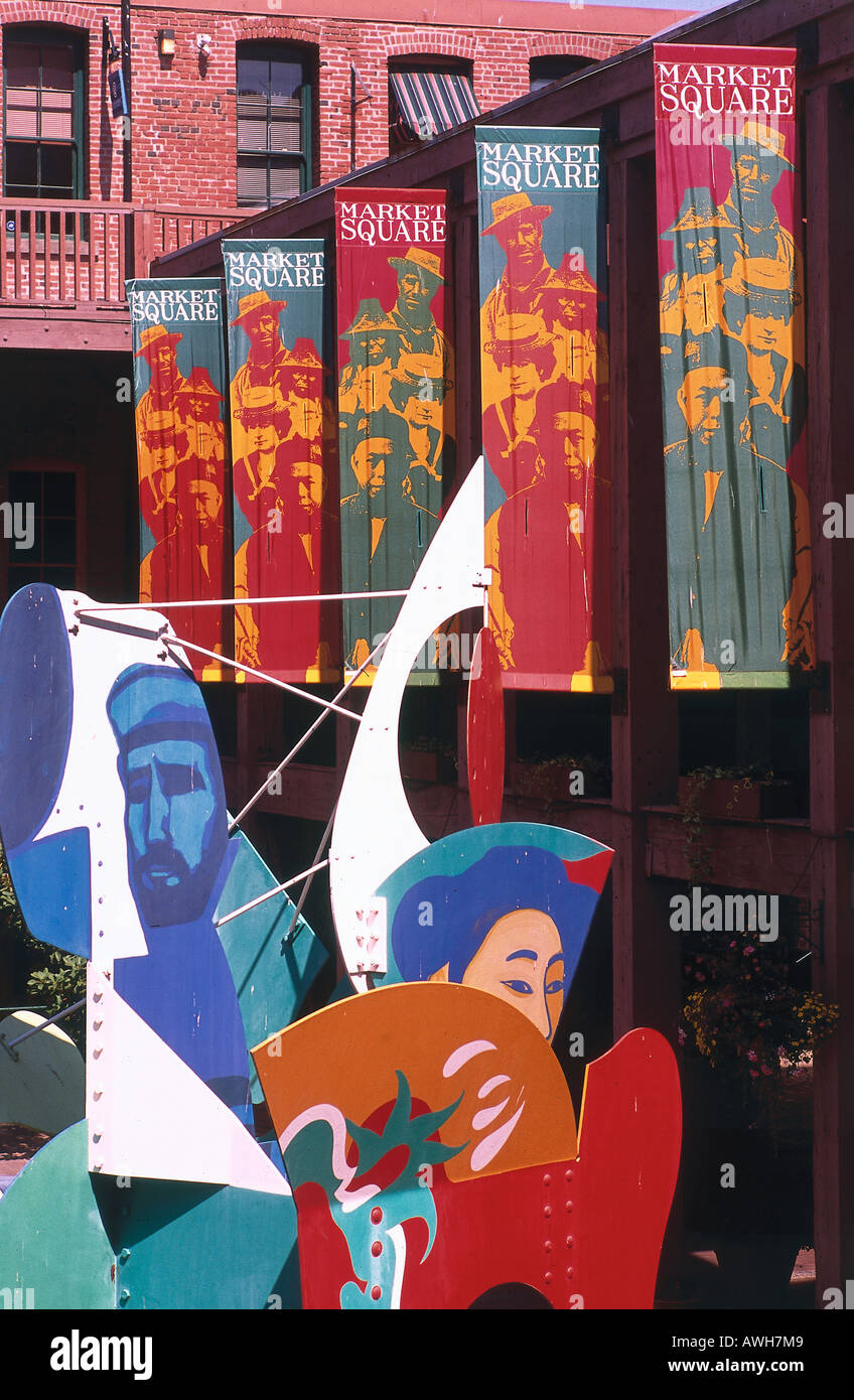 Victoria british columbia market square hi-res stock photography and ...