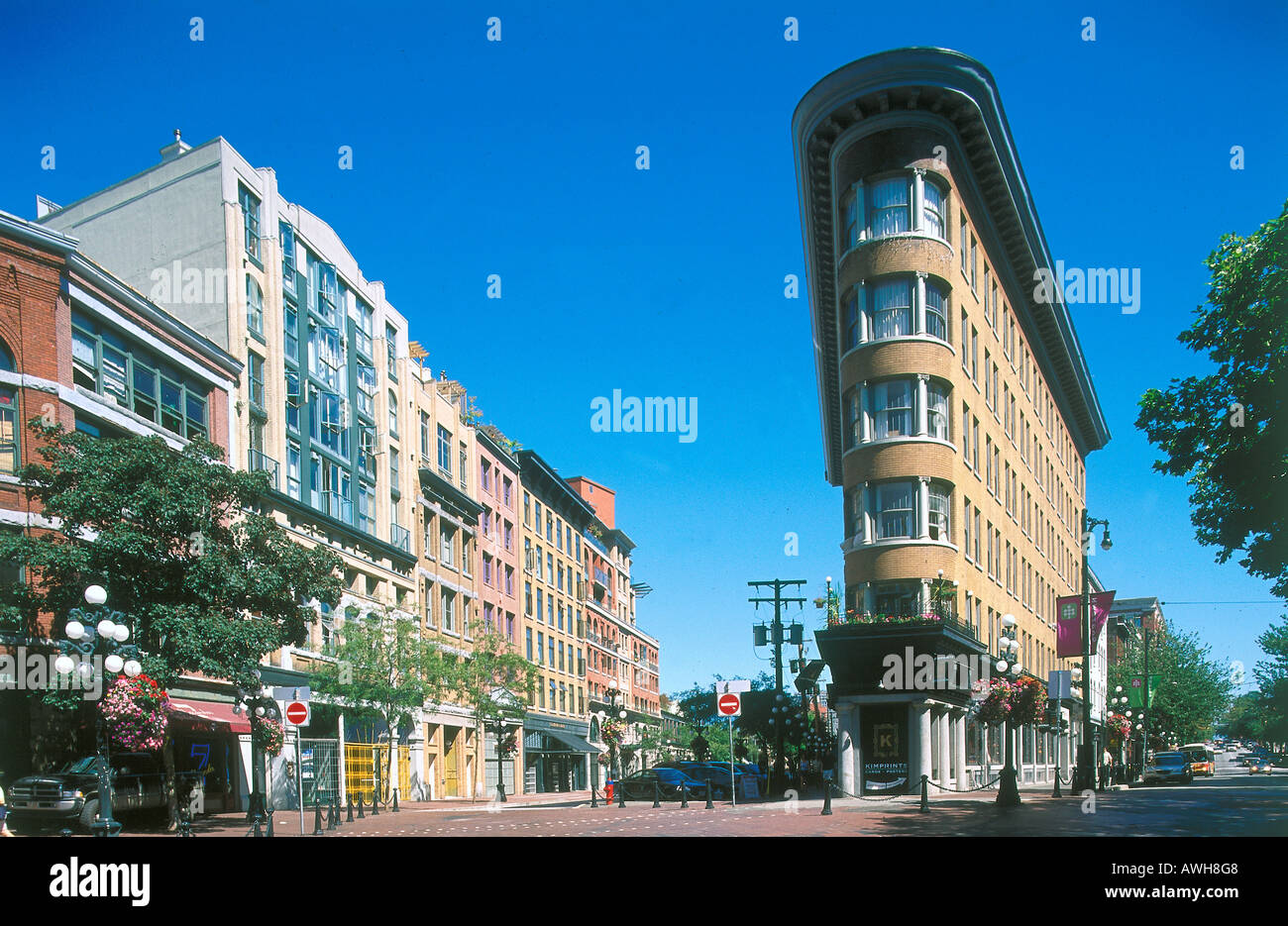 Canada, Pacific Northwest,Vancouver, Gastown, Triangular Building ...