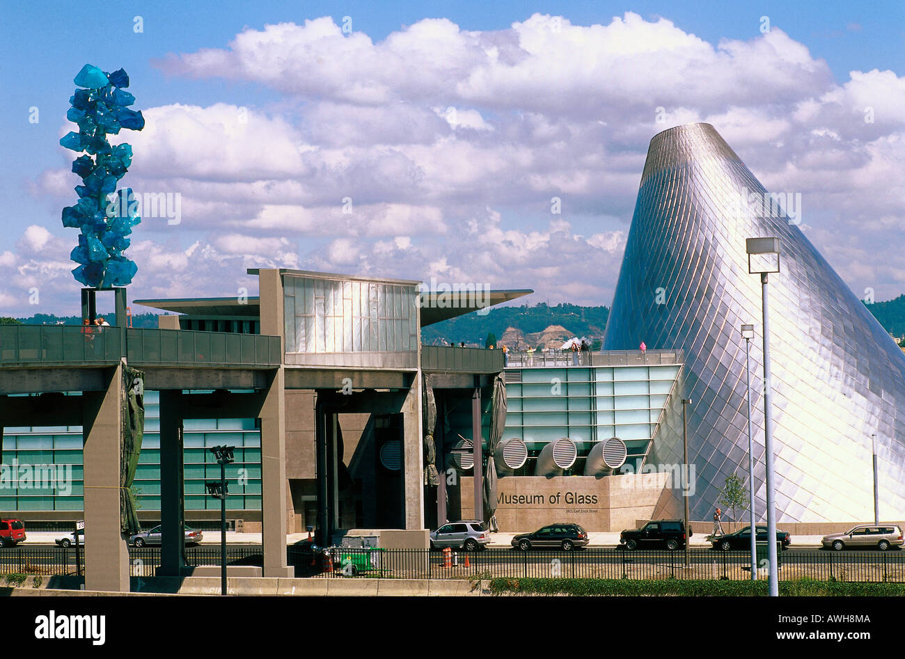 USA, Pacific Northwest, Washington State, Tacoma, Museum of Glass ...