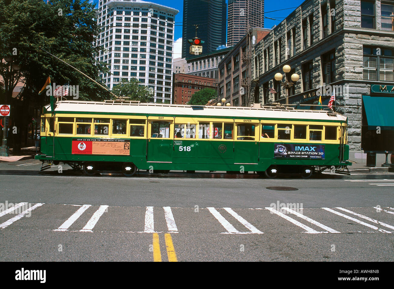 USA, Pacific Northwest, Washington State, Seattle, old-fashioned ...